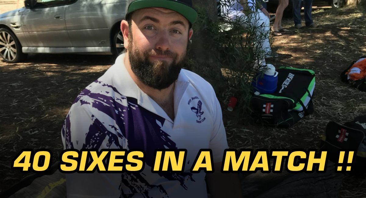 Josh Dunstan Smashes 40 Sixes In An Innings