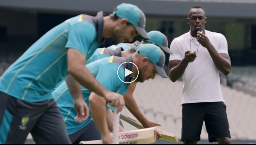 WATCH: Usain Bolt Trains Australian Team Ahead Of Ashes