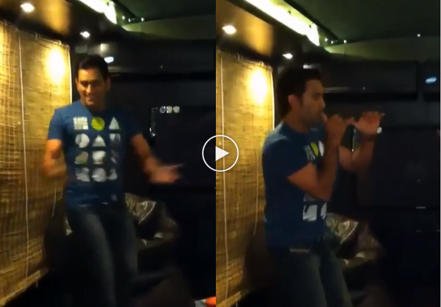 WATCH: MS Dhoni Dancing On Desi Boyz Song