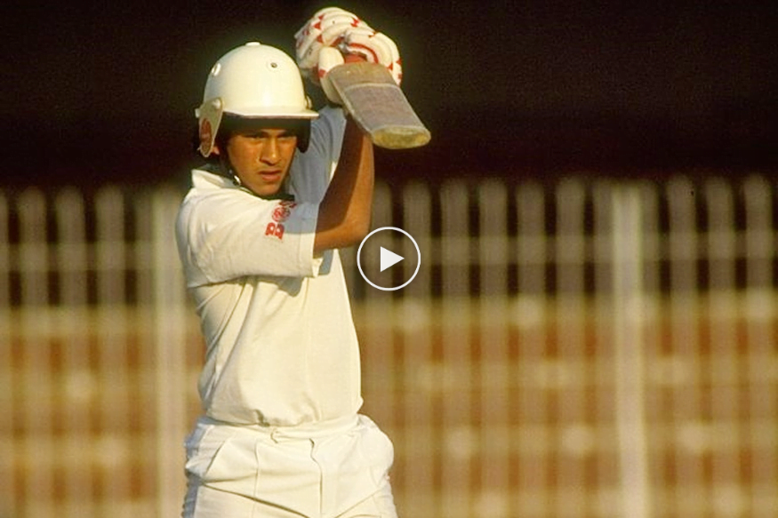 WATCH: Sachin Tendulkar's Debut International Match