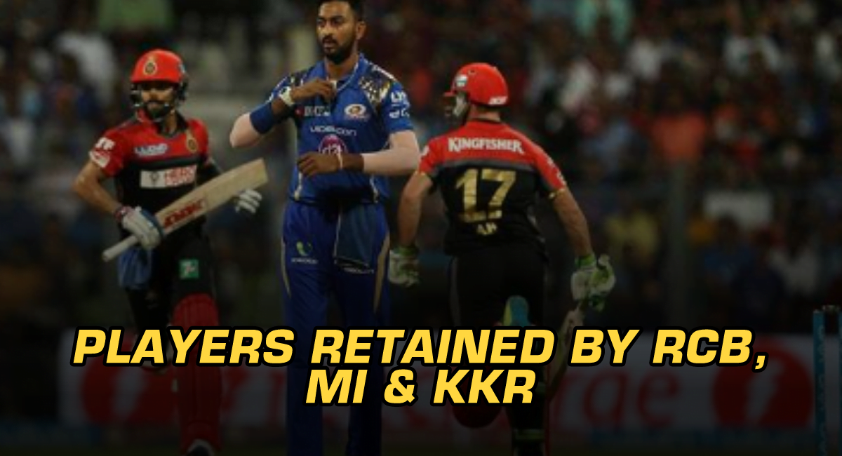 RCB stunned with retention, Easy picks for MI and KKR