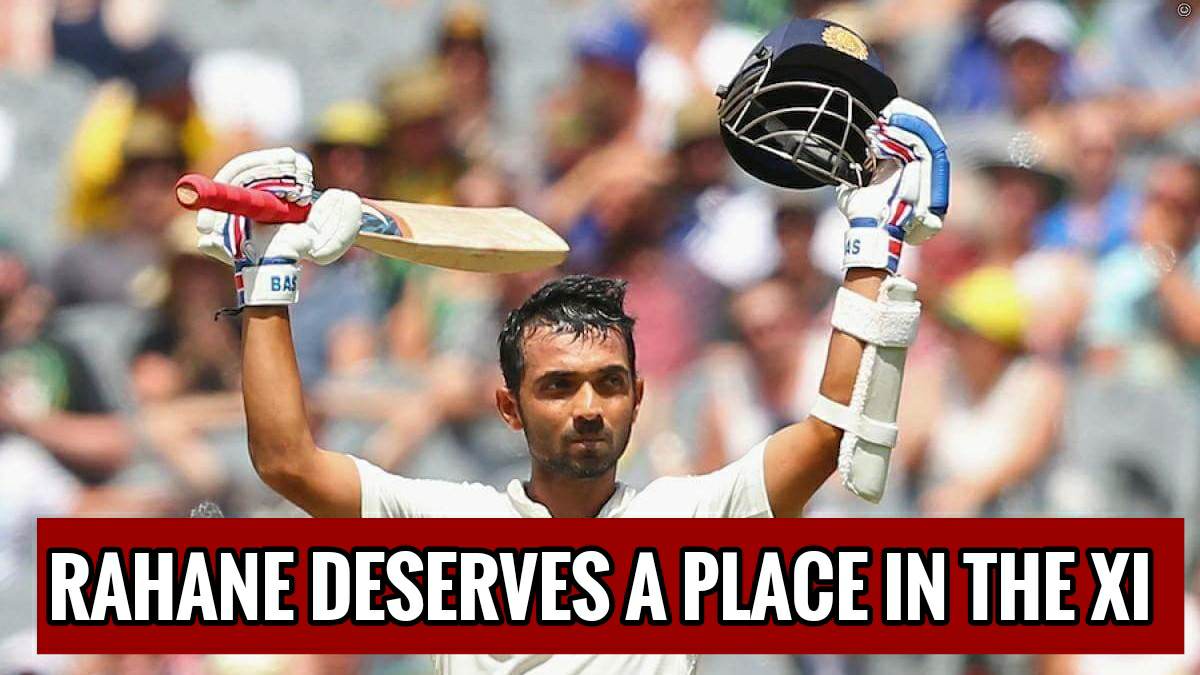 This world record proves Rahane deserves a place in the XI