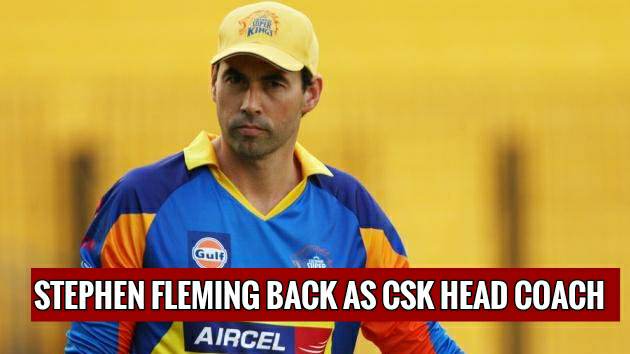 CSK Finally Gets Their Head Coach Back