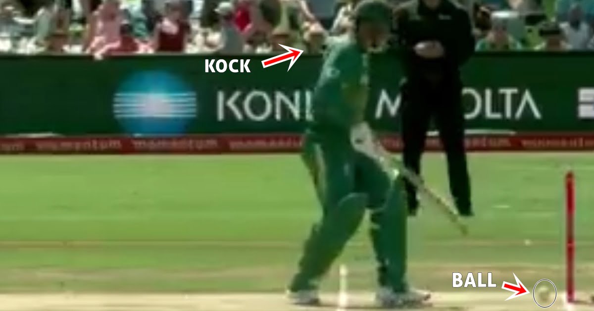 WATCH: Quinton de Kock Got Saved By A Close Call
