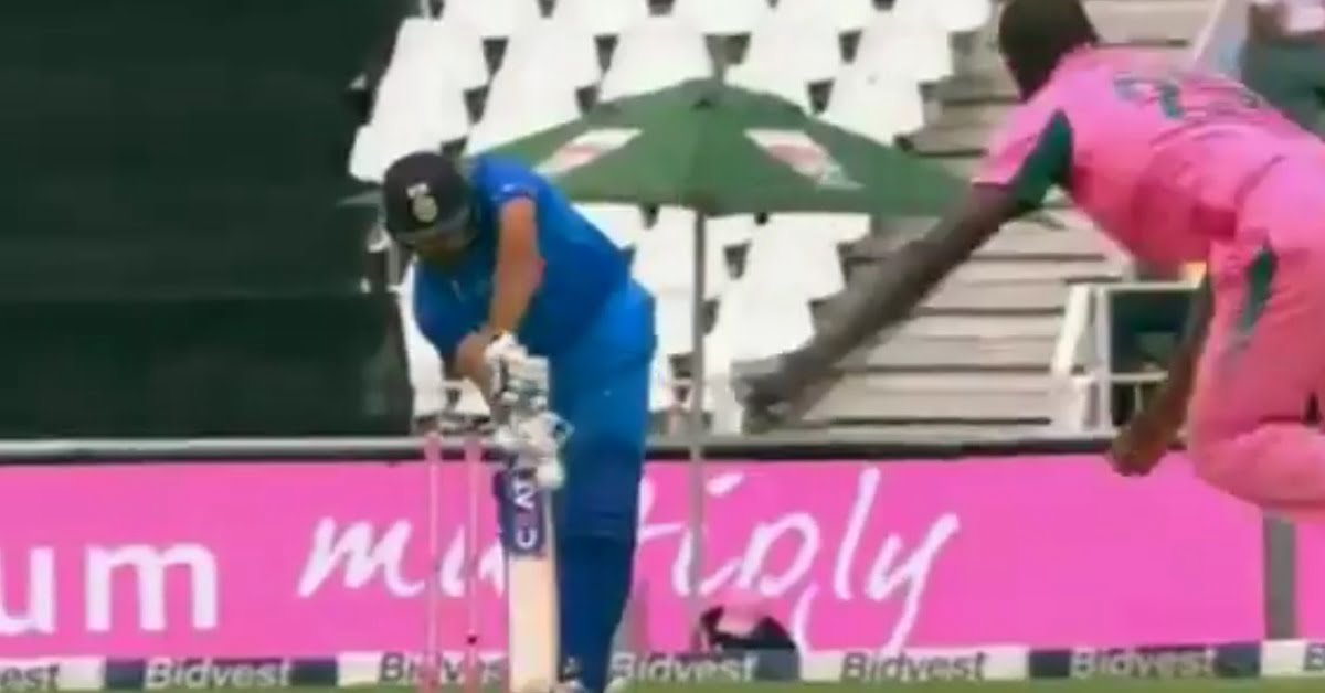 Rabada gets Rohit, again!