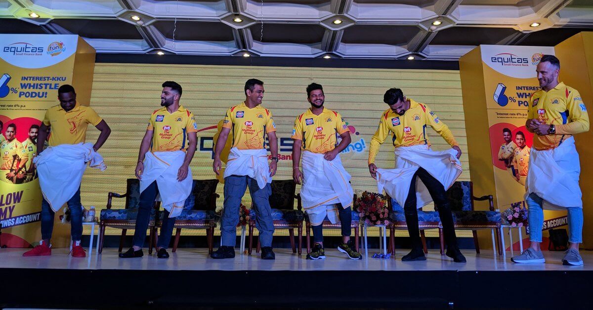 IPL2018: WATCH - Dhoni and His Men Performing Lungi Dance