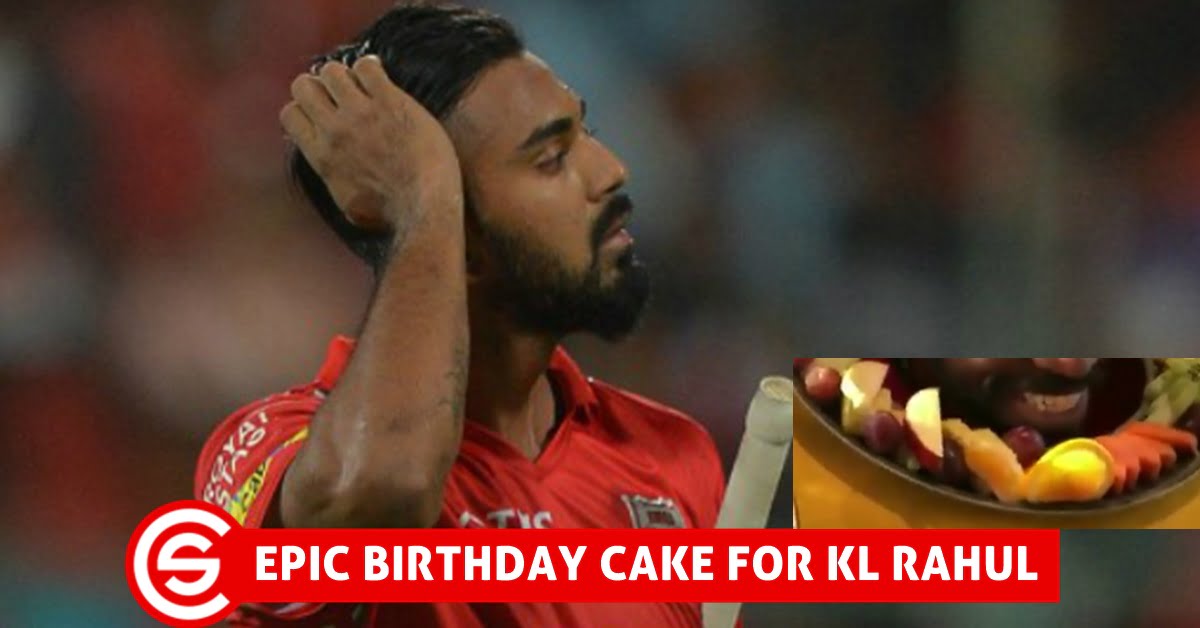 WATCH: KXIP Brought A Unique Birthday Cake For KL Rahul