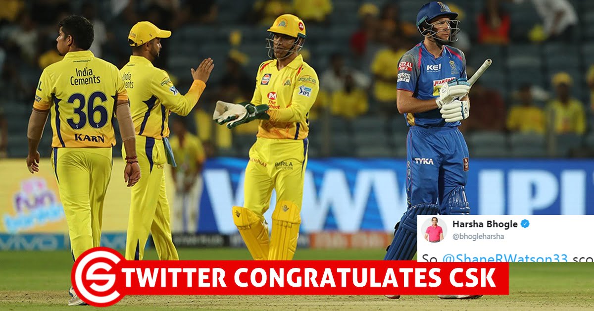 IPL 2018: Match 17 (CSK vs RR) - Twitter Reactions