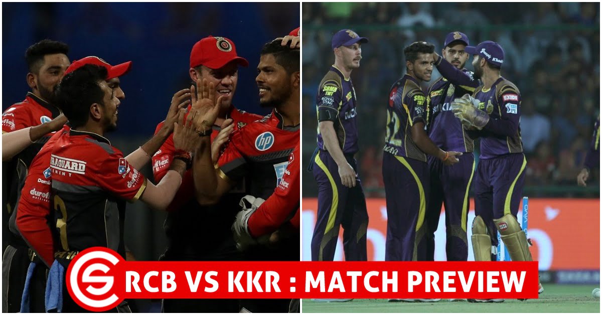 RCB, KKR face off with both teams bidding resurrection (Preview)