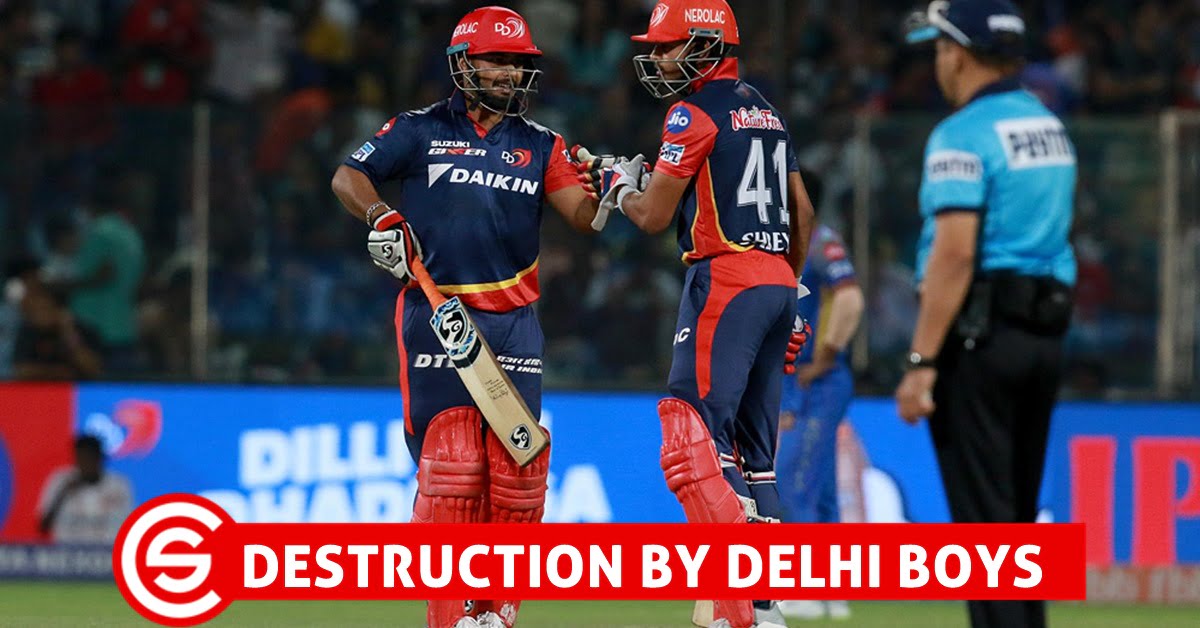 Mid-innings (DD vs RR) - Delhi's Spectacular Hitting Takes Them to 196