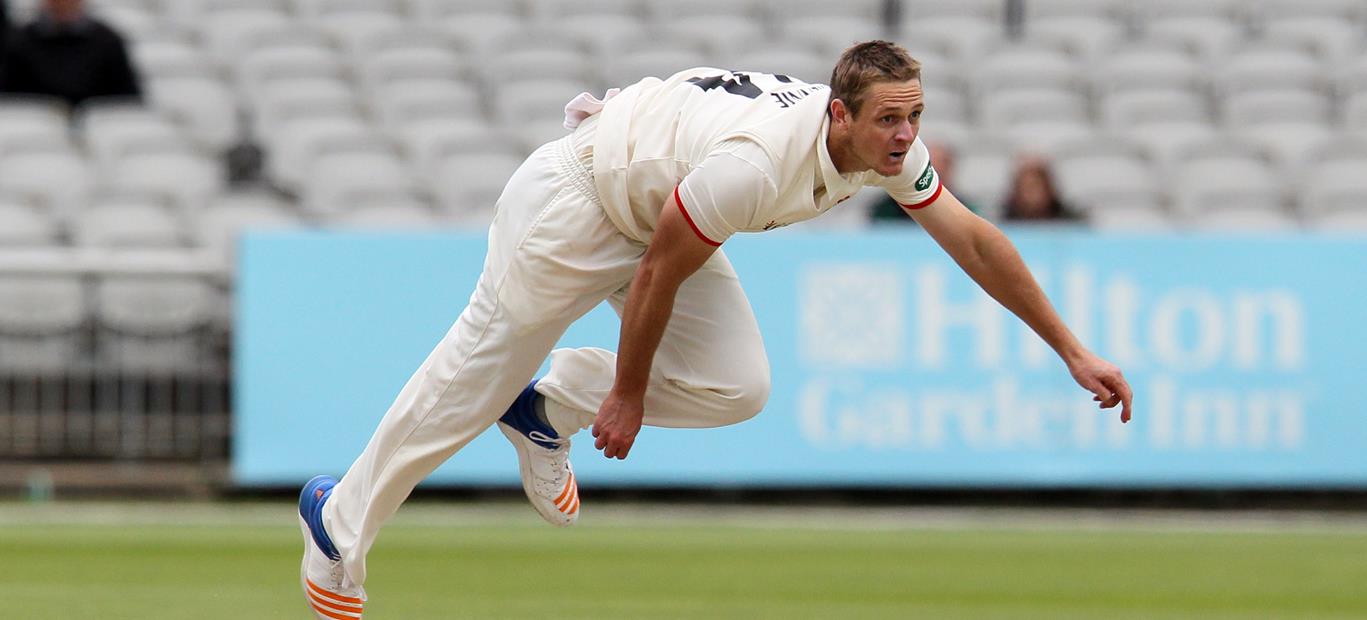 Joe Mennie becomes the first cricketer to be replaced during a County match