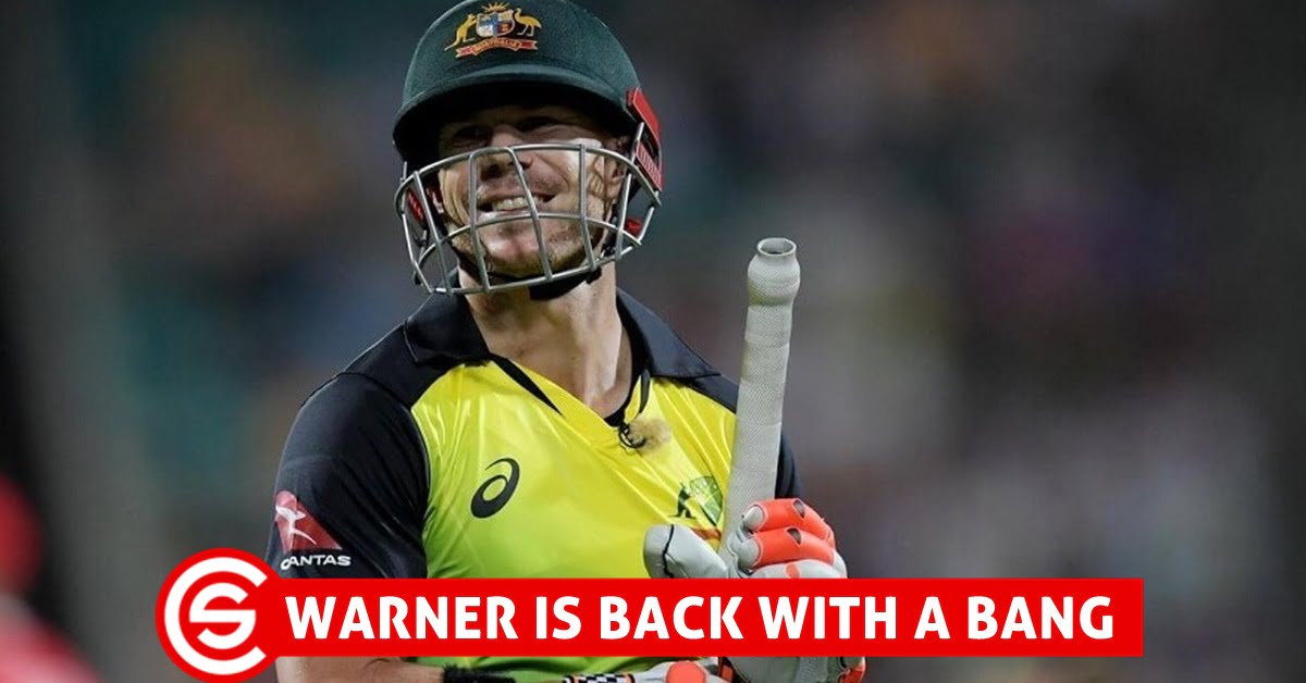 David Warner Makes His Comeback Memorable