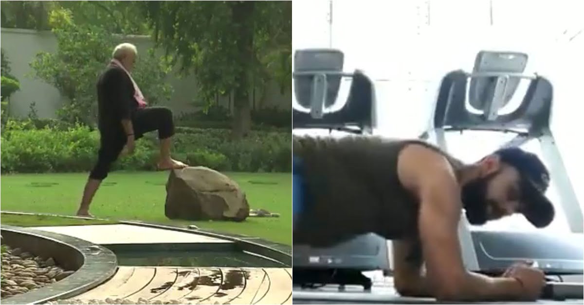WATCH: PM Narendra Modi Finally Accepts Virat Kohli's Fitness Challenge