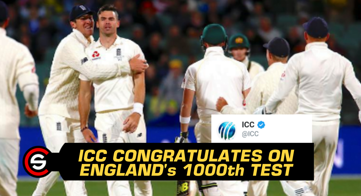 England To Play 1000th Test Match, ICC Congratulates