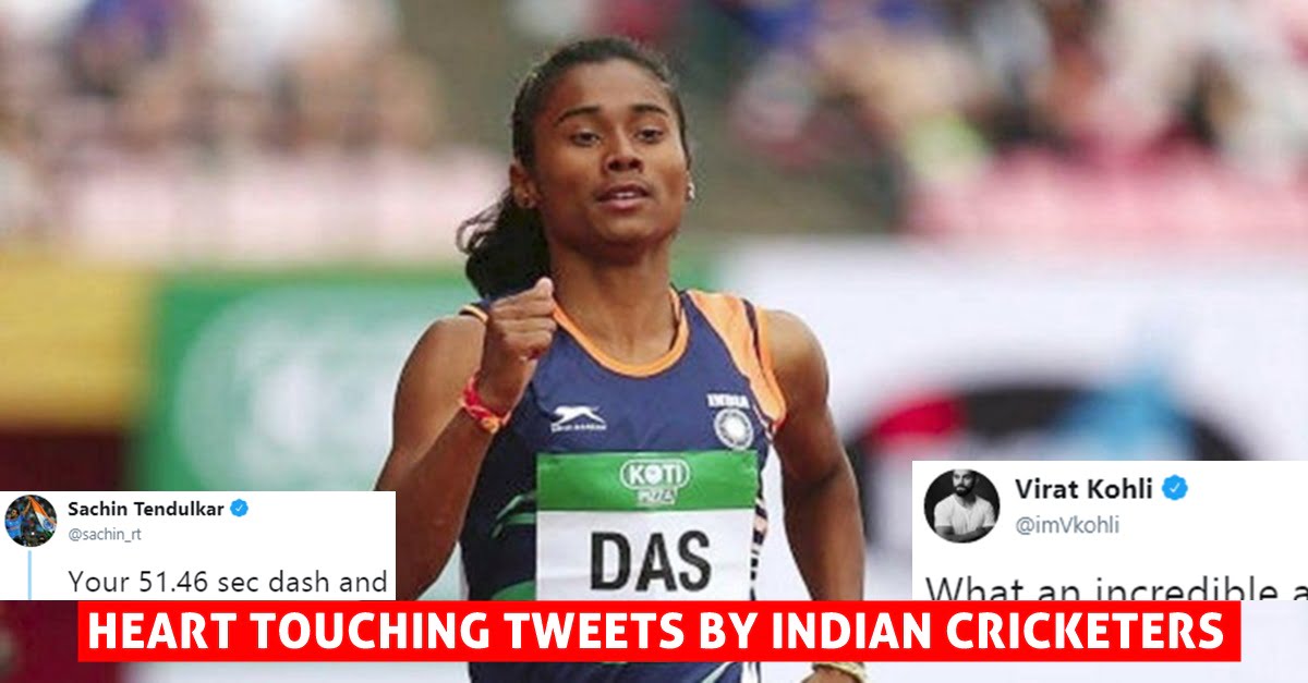 Indian cricketers feeling proud on Hima Das' historic achievement