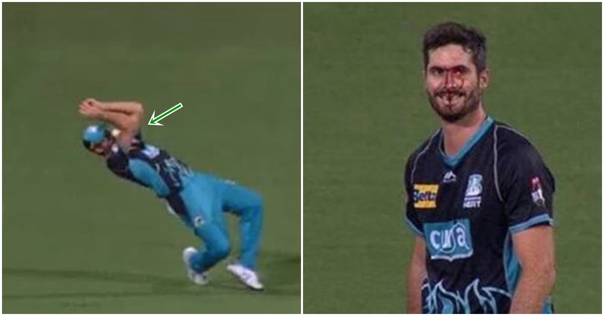 WATCH - Ben Cutting Gets Terribly Injured In A BBL Match