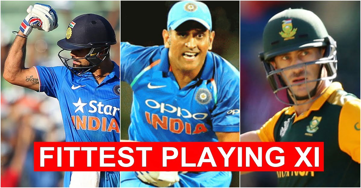 World XI Comprising Of The Fittest Cricketers