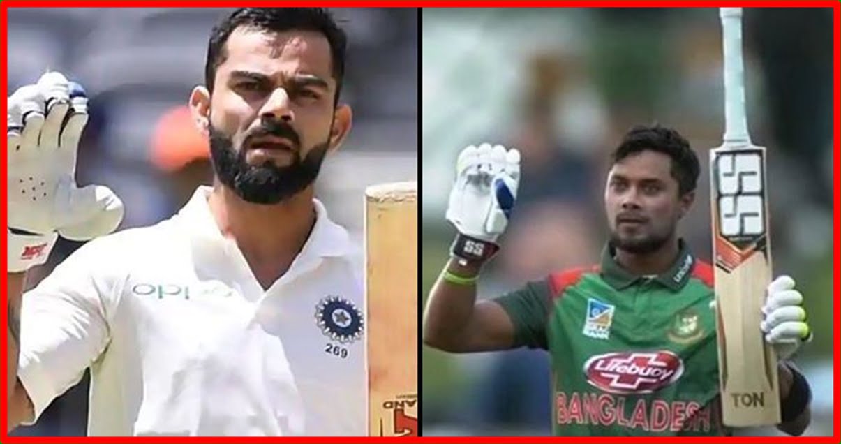 Bangladesh’s Sabbir Rahman did Virat Kohli’s signature century celebration