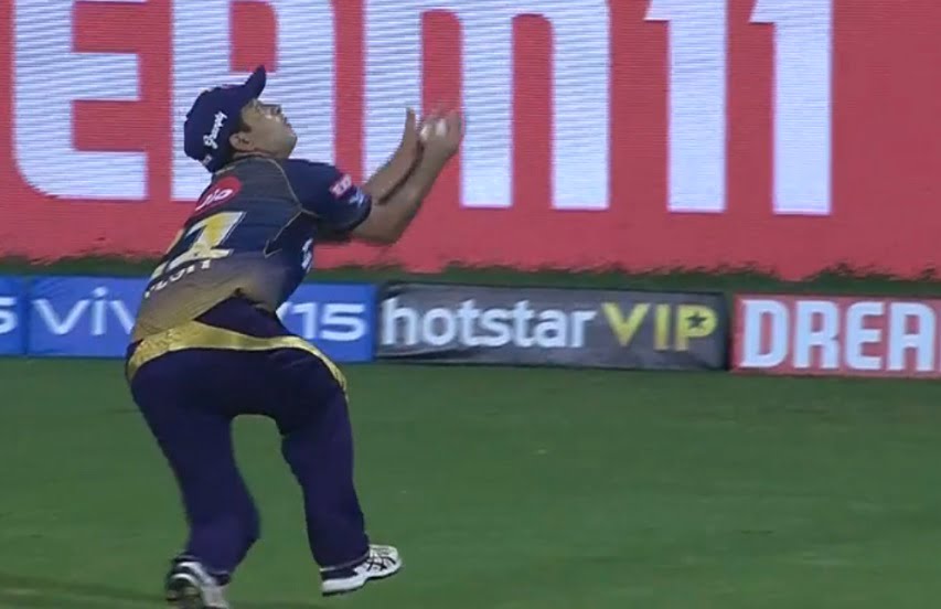 WATCH - Piyush Chawla Took A Running Catch To Dismiss Suresh Raina