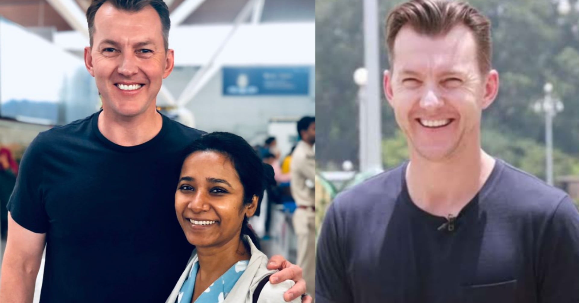 Brett Lee Surprised To Randomly Meet His Co-actor