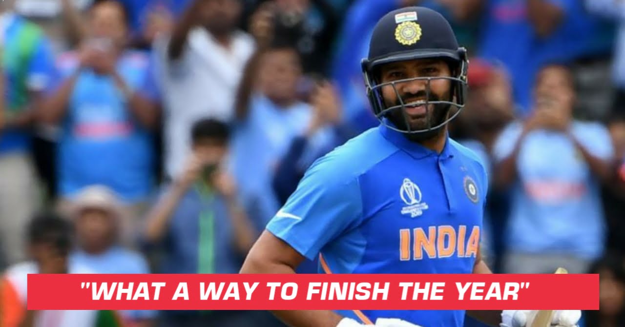 "What a way to finish the year'': Rohit Sharma after India's ODI series win
