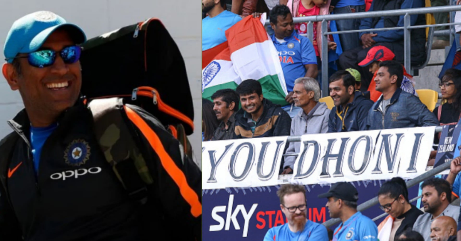 MS Dhoni's Fans Came Up With A Brilliant Gesture In Wellington