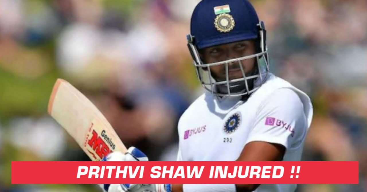 Prithvi Shaw Misses Practice Session Due To Foot Injury