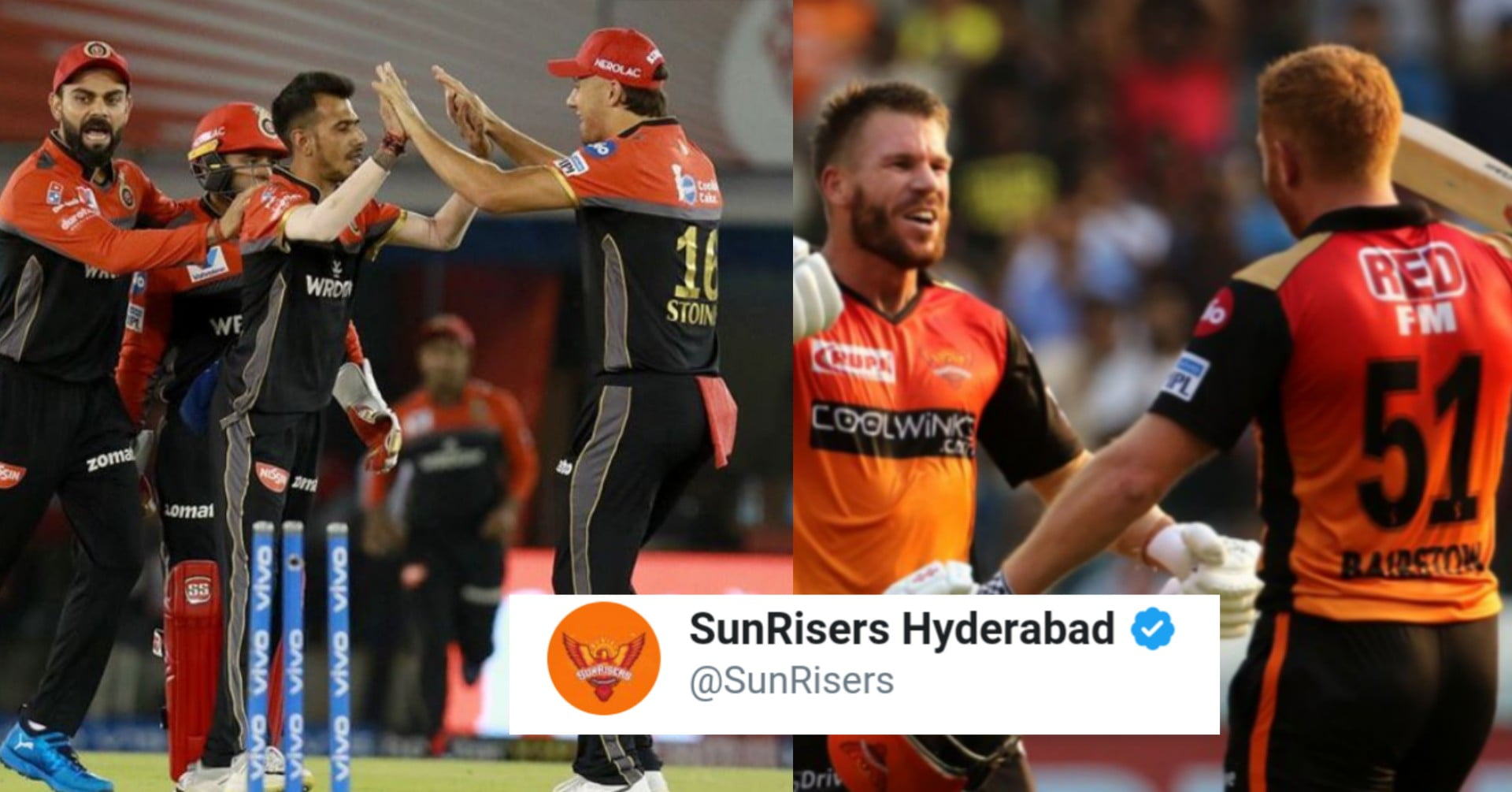 RCB Goes Through A Logo Makeover And SRH Took A Dig At Them