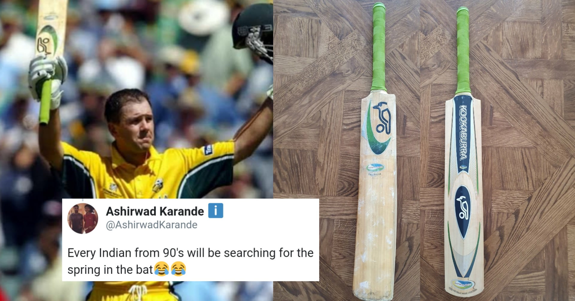 Ricky Ponting Gets Trolled For Posting Picture Of WC 2003 Bat