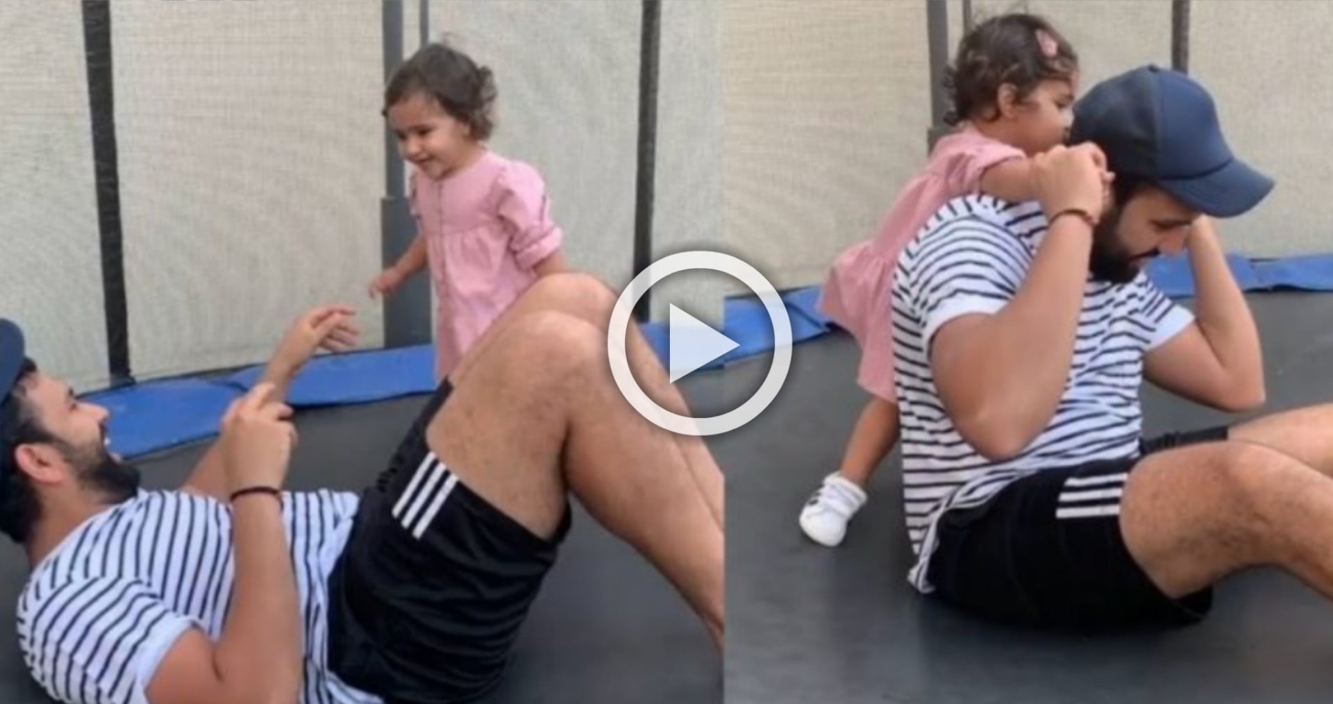 Rohit Sharma Shares An Adorable Playing Video With Samaira