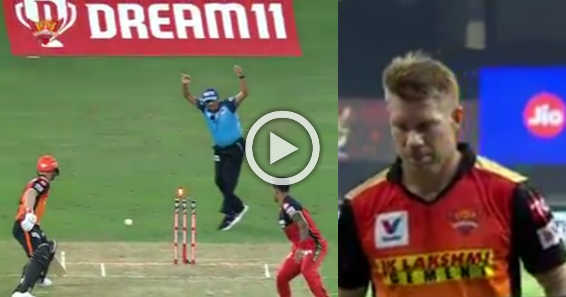 David Warner Got Out In The most Embarrassing Way Possible