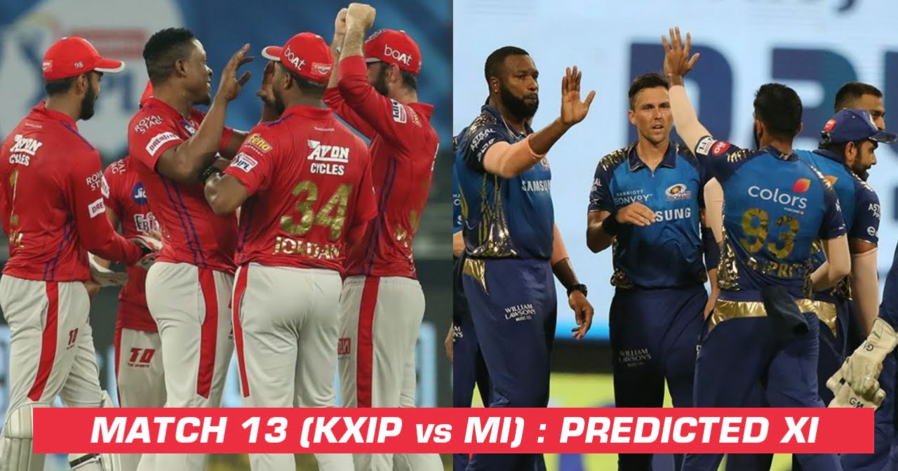 IPL 2020: Match 13 (KXIP vs MI) - Probable Playing XI