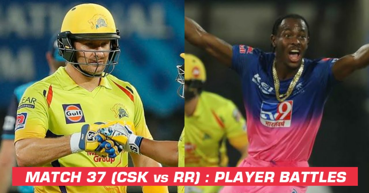 IPL 2020: Match 37 (CSK vs RR) - Players Battles For The Game