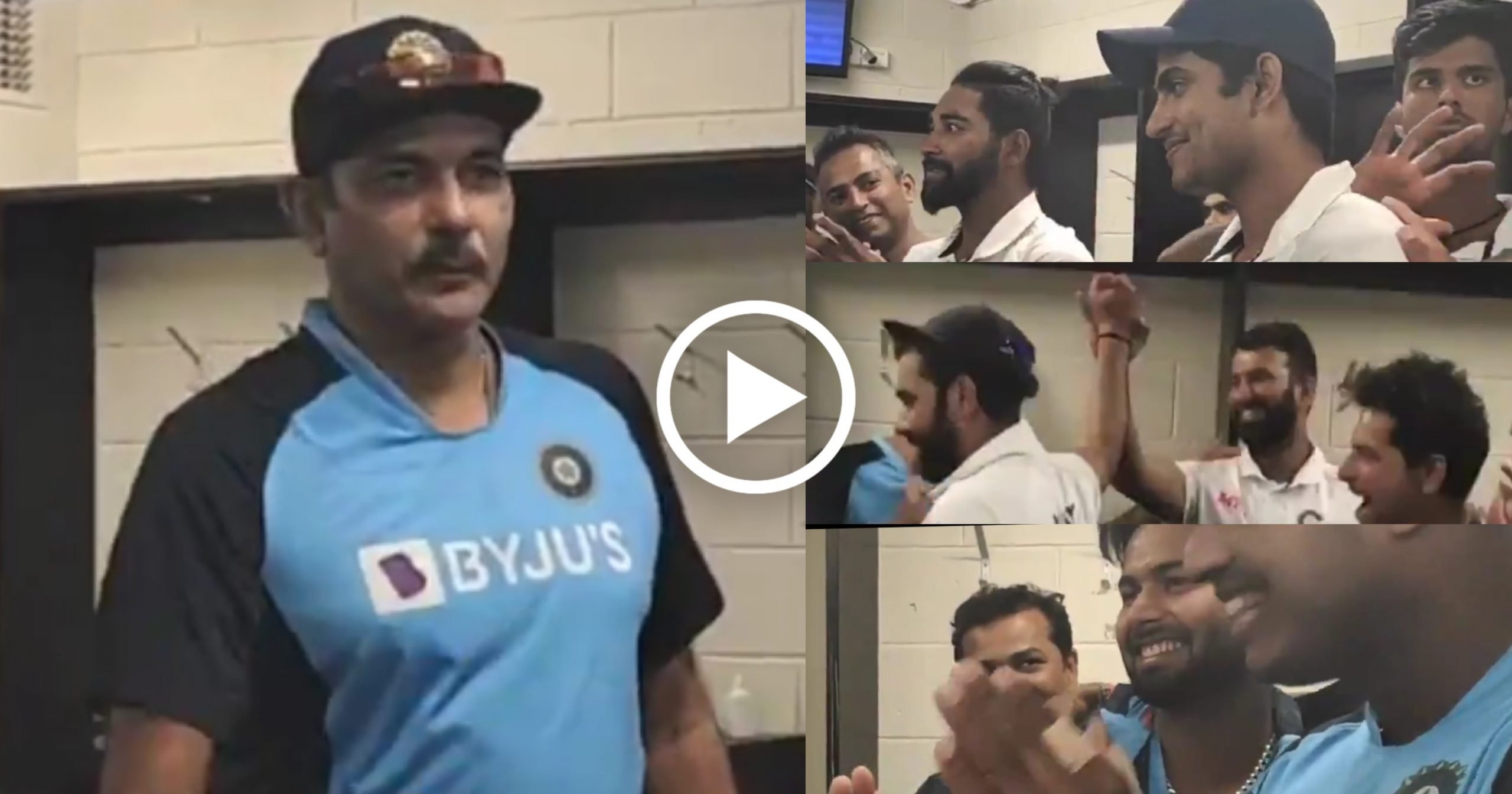 Ravi Shastri Gave An Enthralling Speech In Dressing Room