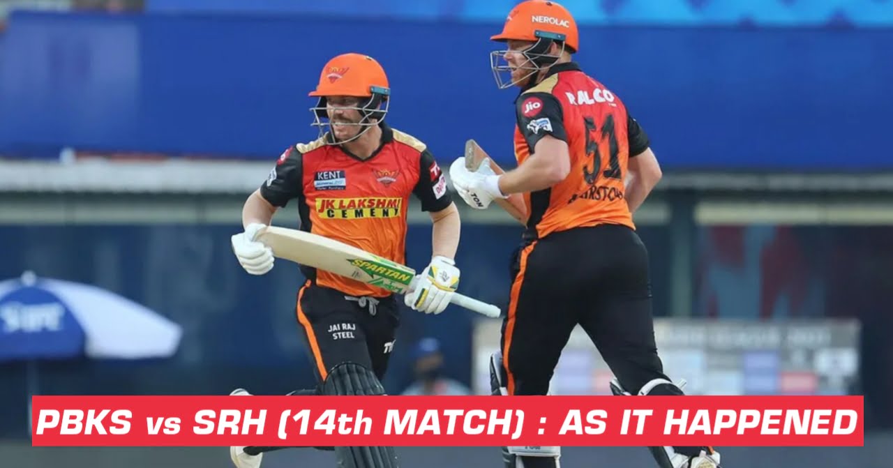 SRH Openers Guides Them To Their First Win Of IPL 2021
