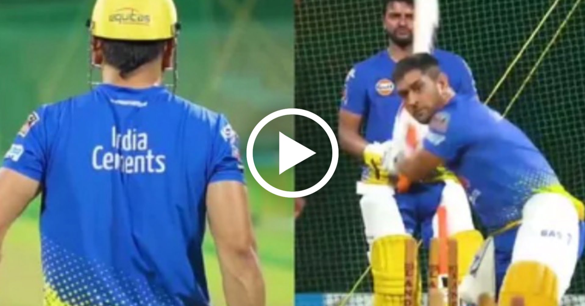 MS Dhoni Tonks CSK Bowlers In The Nets Ahead Of IPL 2021