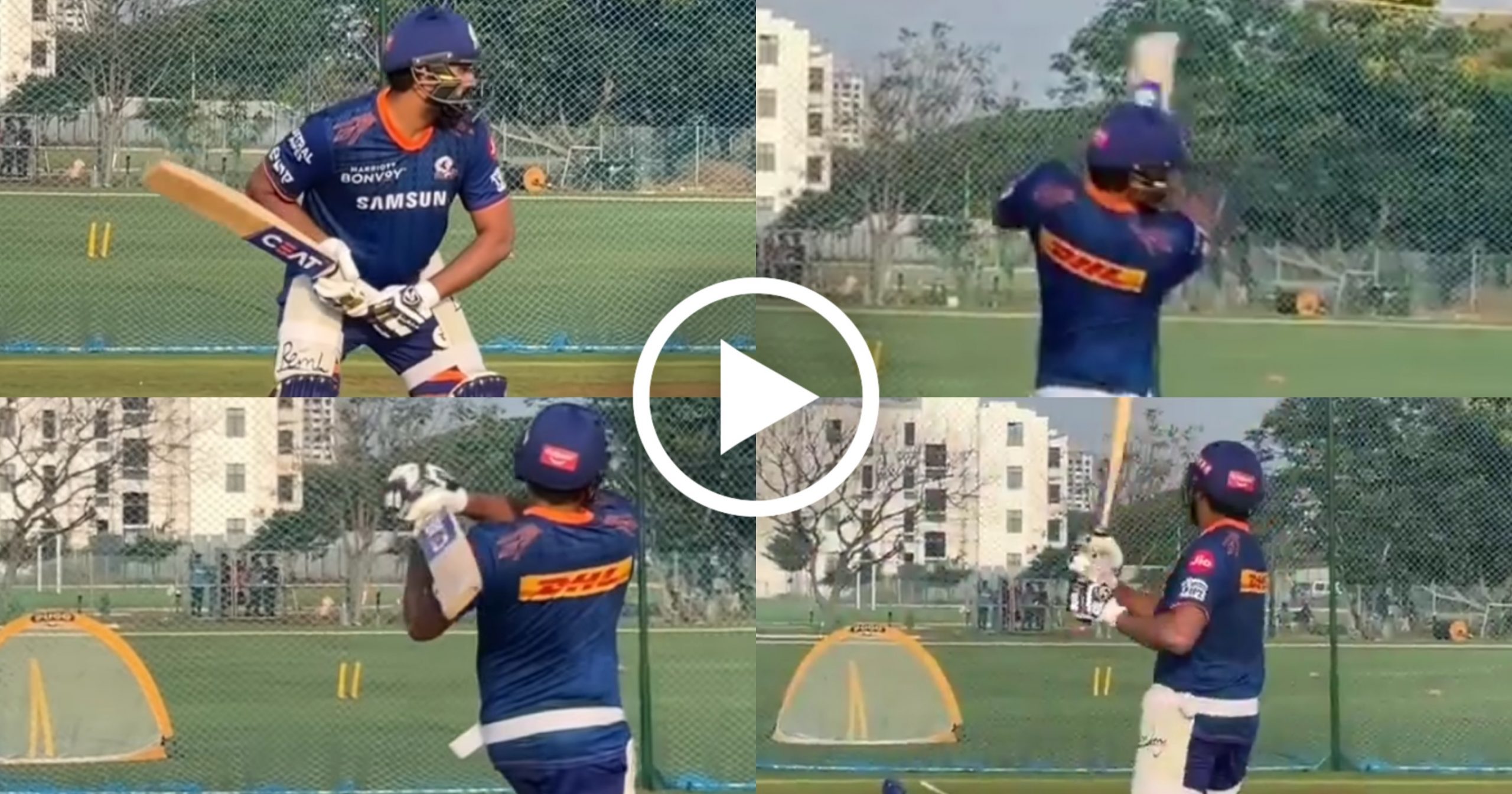 Rohit Sharma Fine Tunes His Pull Shot Ahead Of The IPL 2021