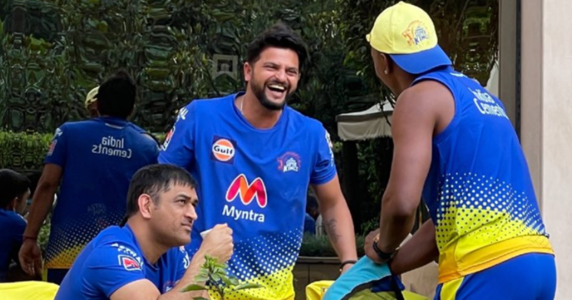 CSK Celebrates International Tea Day With Dhoni, Raina, And Bravo