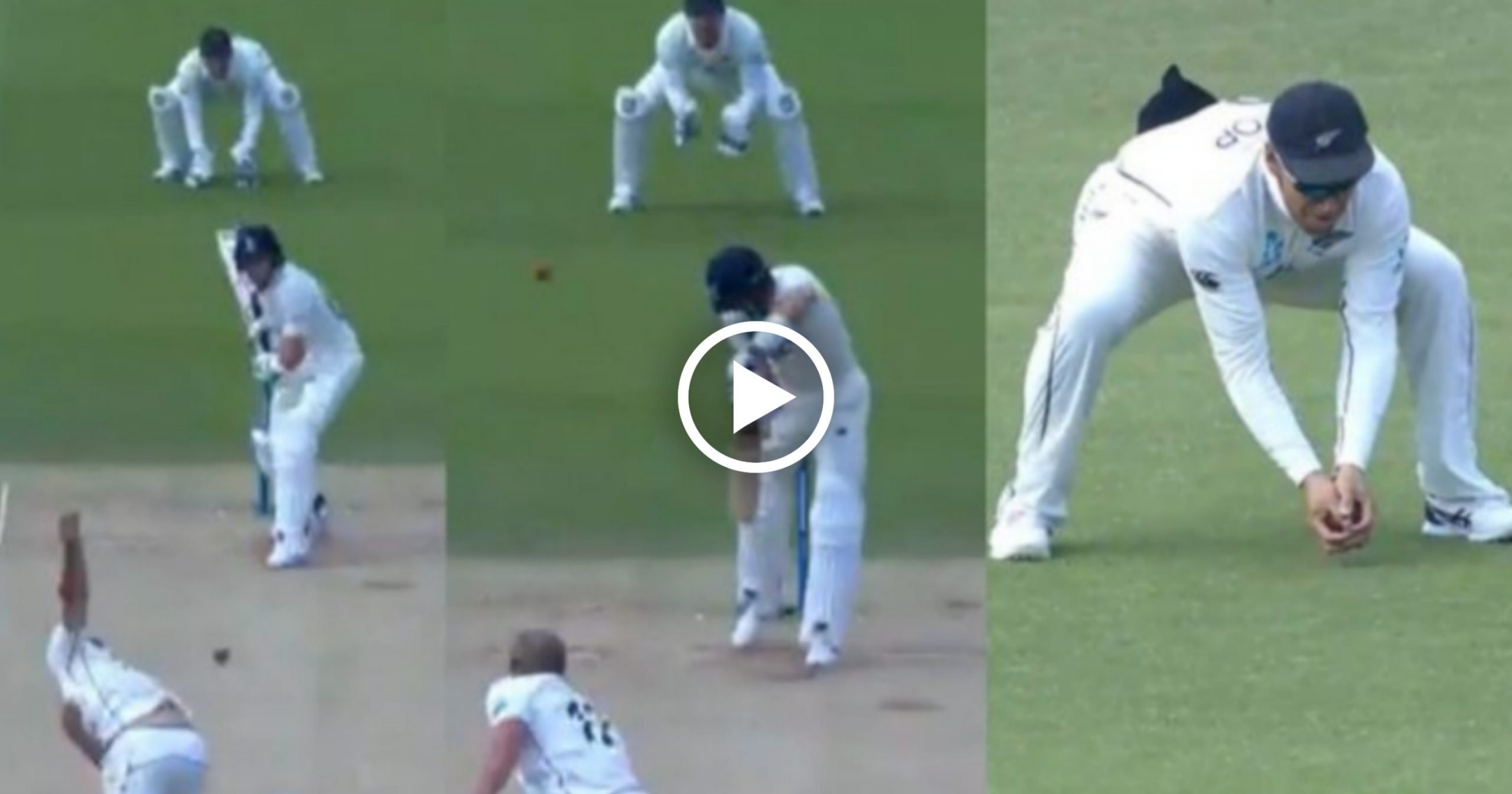 Ros Taylor Took A Low Catch To Send Back Joe Root