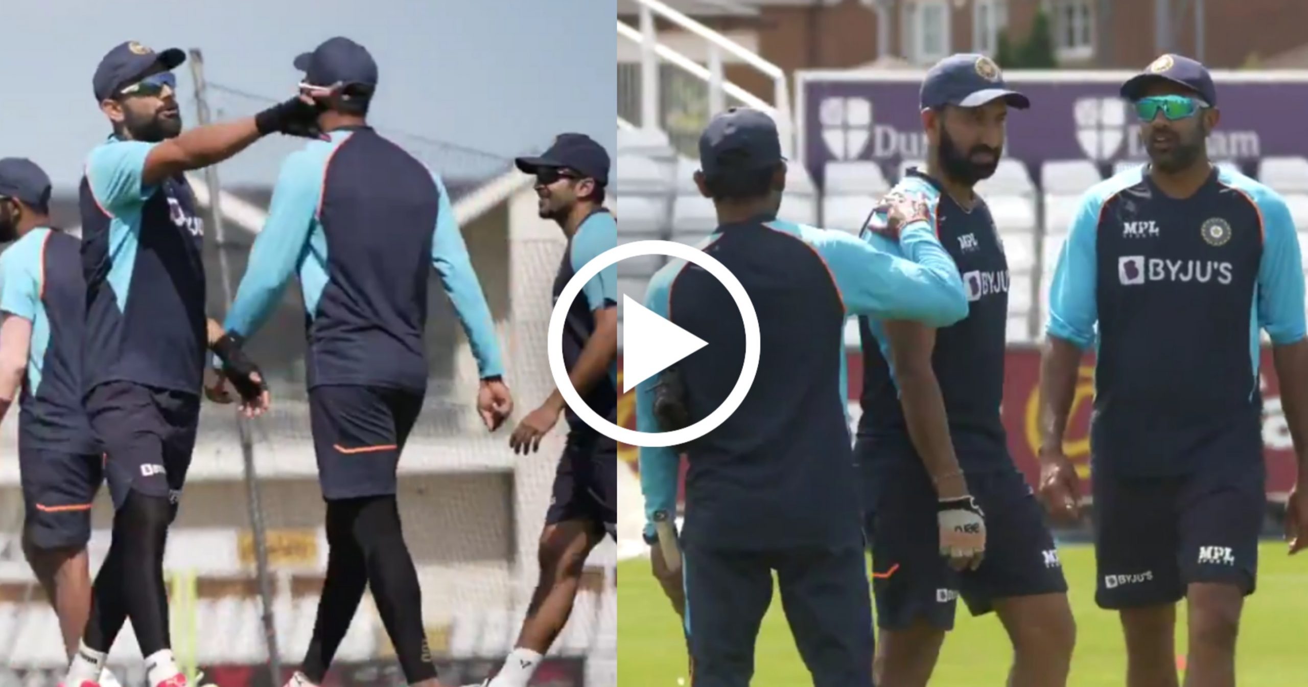 Indian Players Engaged In a Funny Fielding Game Ahead Of The Practice Game
