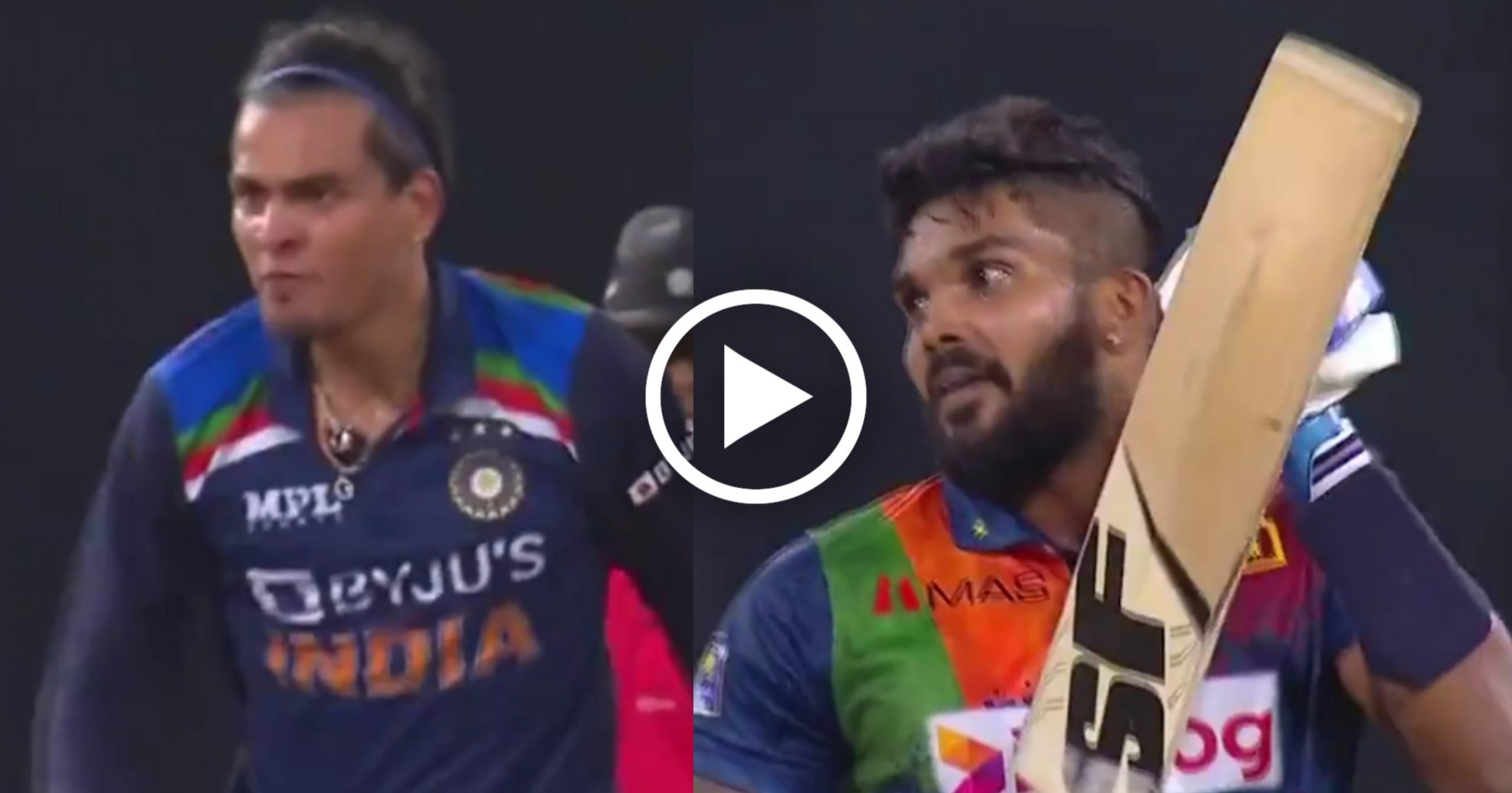 Wanindu Hasranga Replied To Aggression From Rahul Chahar With A Smile