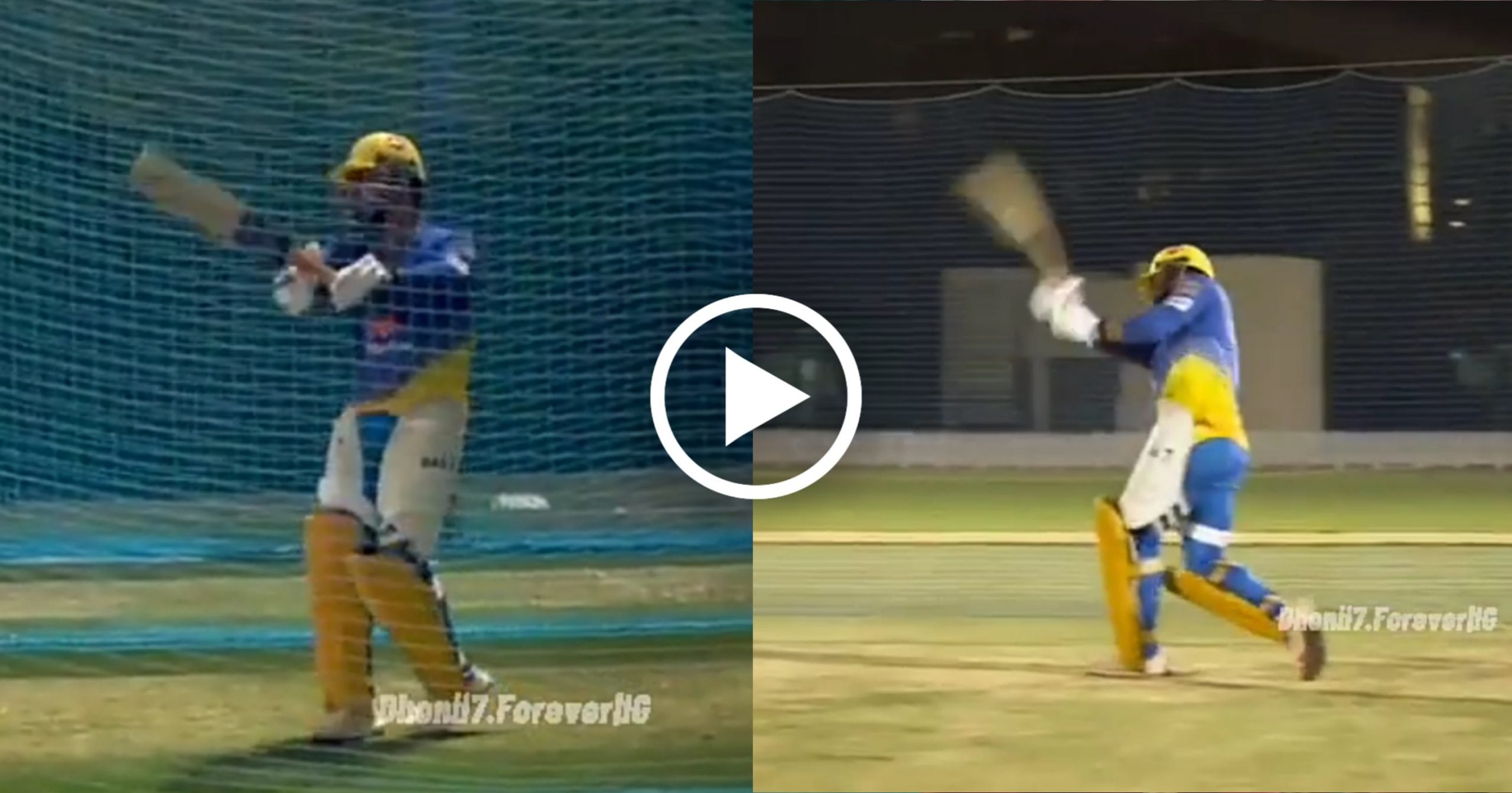 WATCH: MS Dhoni hits huge sixes in the nets before the 2nd phase of IPL