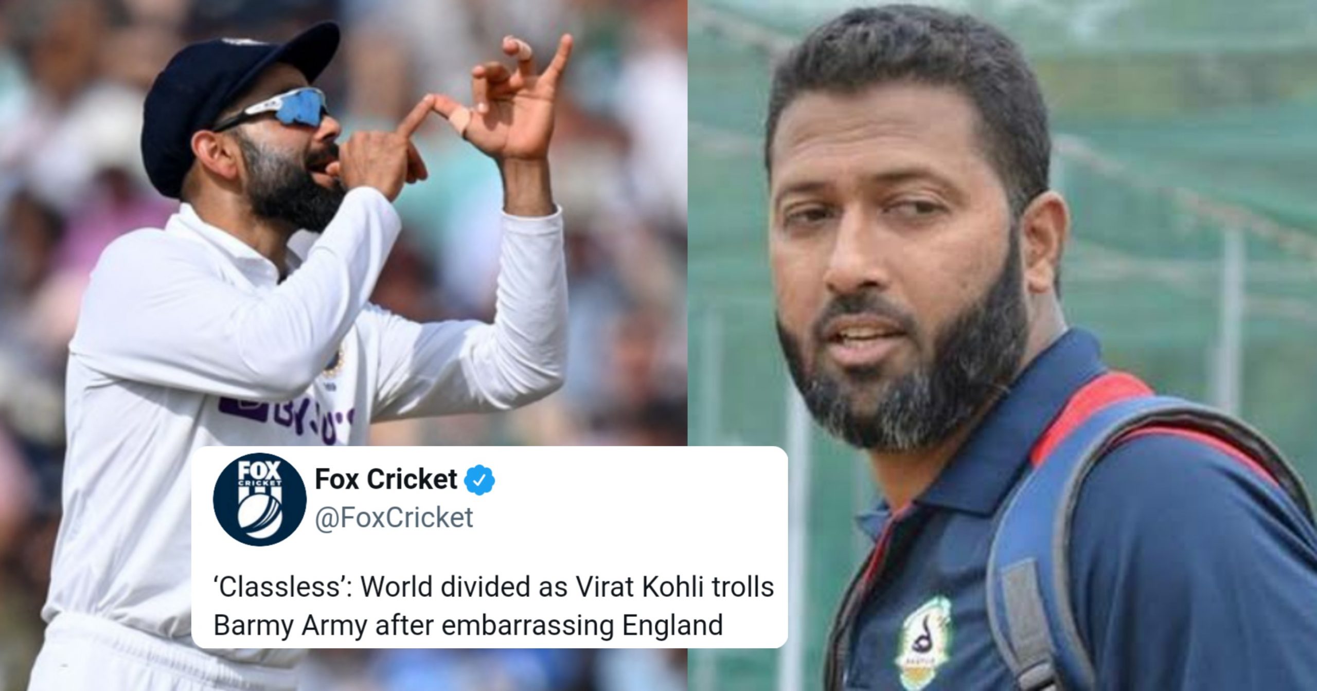 Wasim Jaffer corrects Fox Cricket's caption 'classless' after India's win