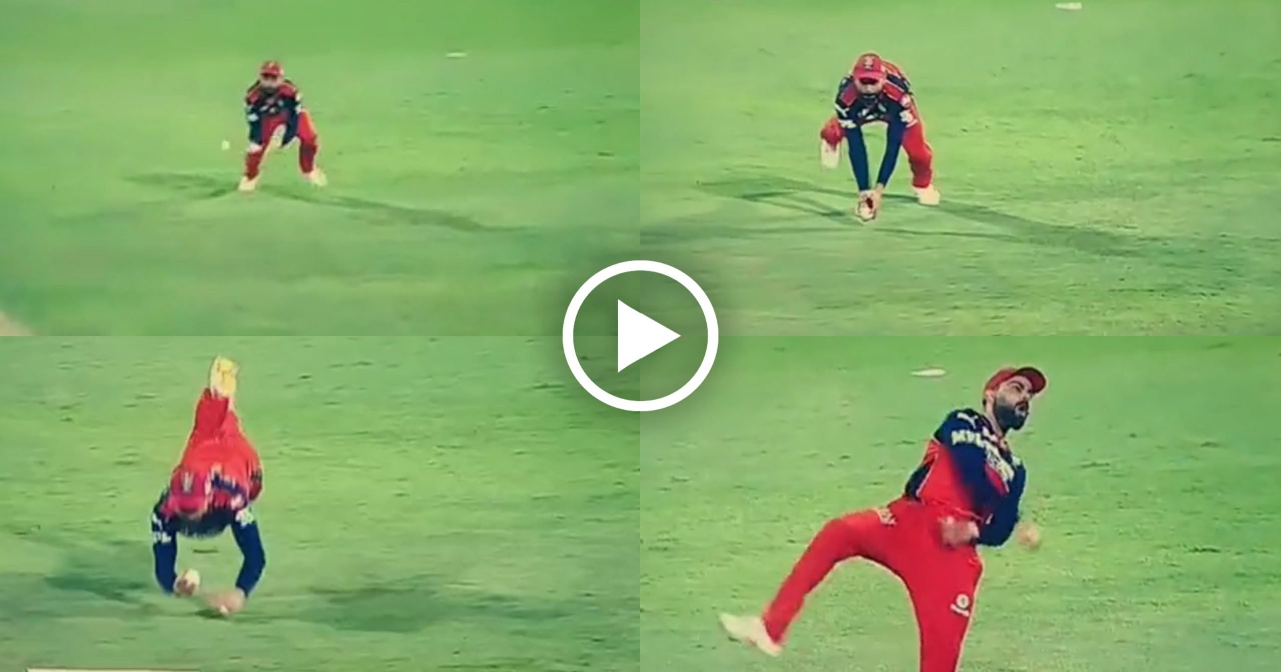 Virat Kohli Takes A Diving Catch To Send Back Ruturaj Gaekwad