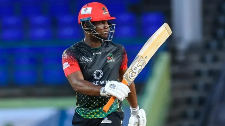 Sherfane Rutherford Broke The Cooler In Excitement After Winning CPL 2021