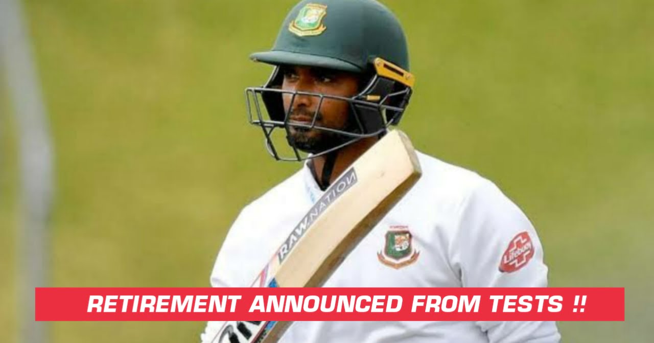 Mahmudullah announces his retirement from Test cricket
