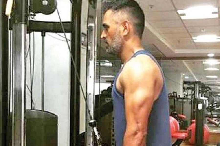 Watch - MS Dhoni Hits The Gym In Ranchi To Maintain Fitness
