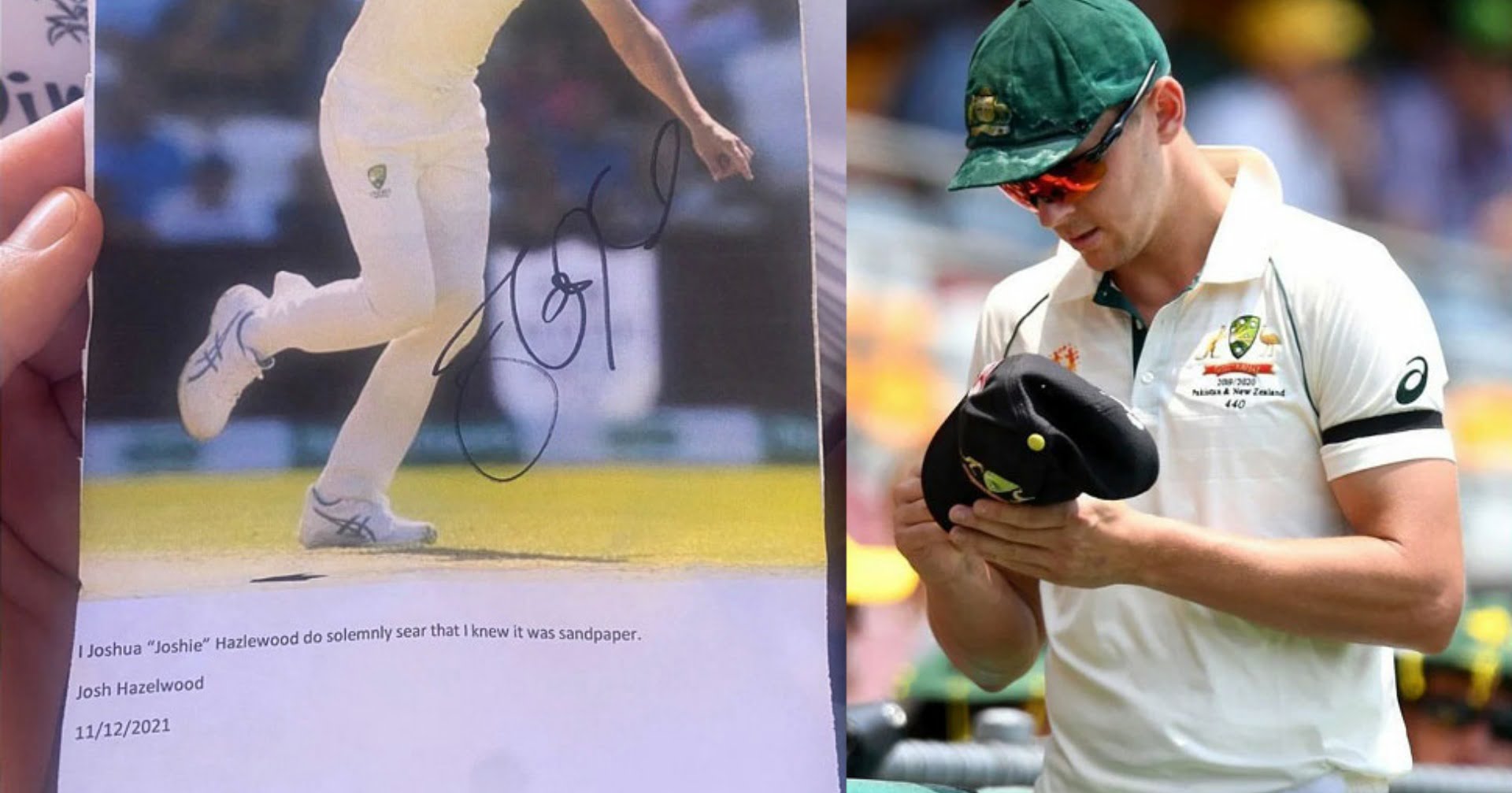 Barmy Army makes fun of Josh Hazlewood on the Sandpaper saga in 2018
