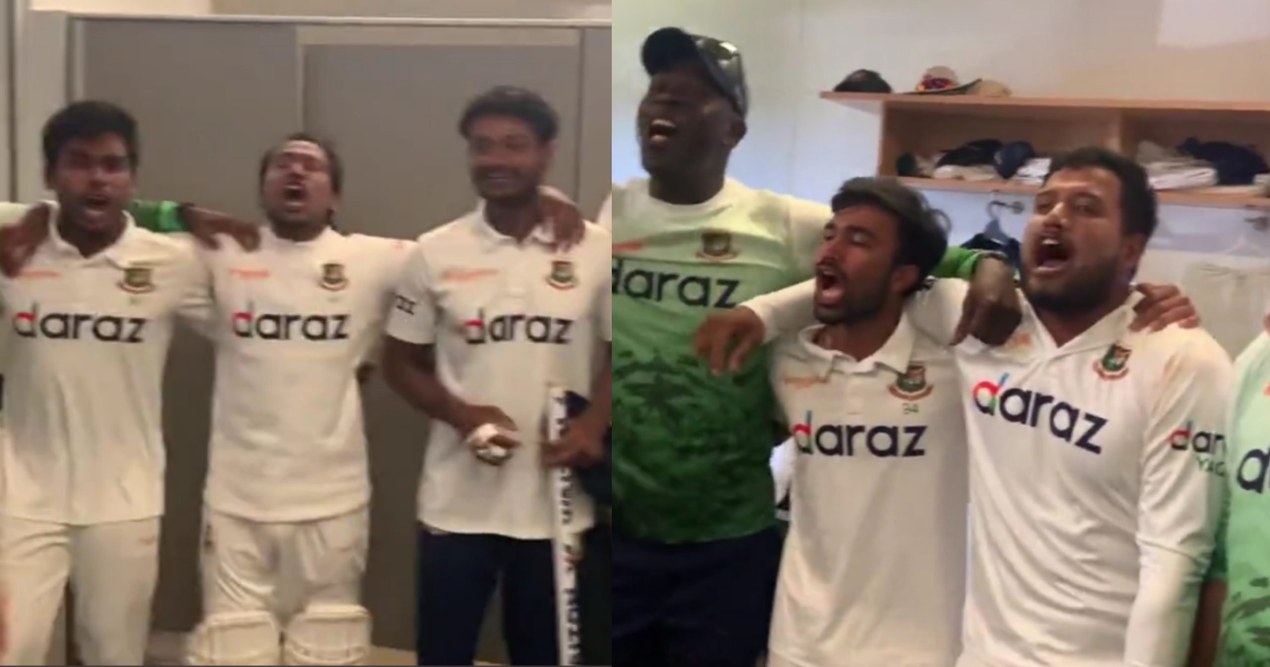 Bangladesh Team Sang ‘Hum honge kaamyaab’ After Maiden Test Win In New ...