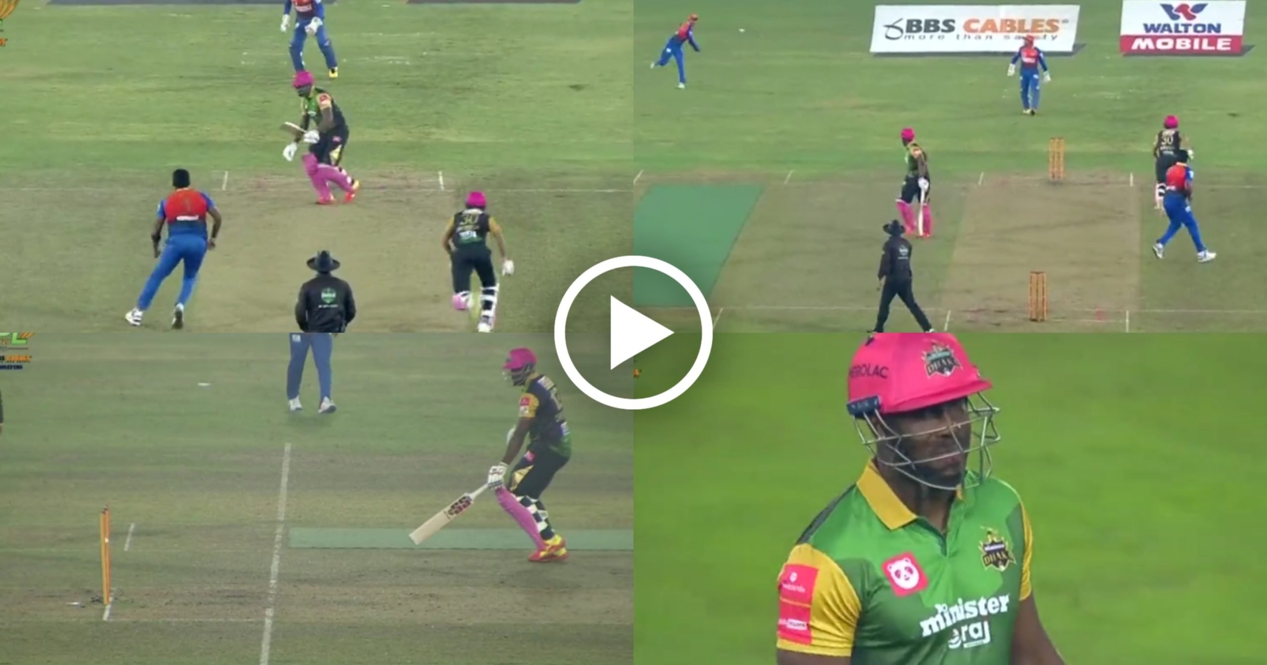 Andre Russell Finds A Bizarre Way Of Getting Out In A BPL Match